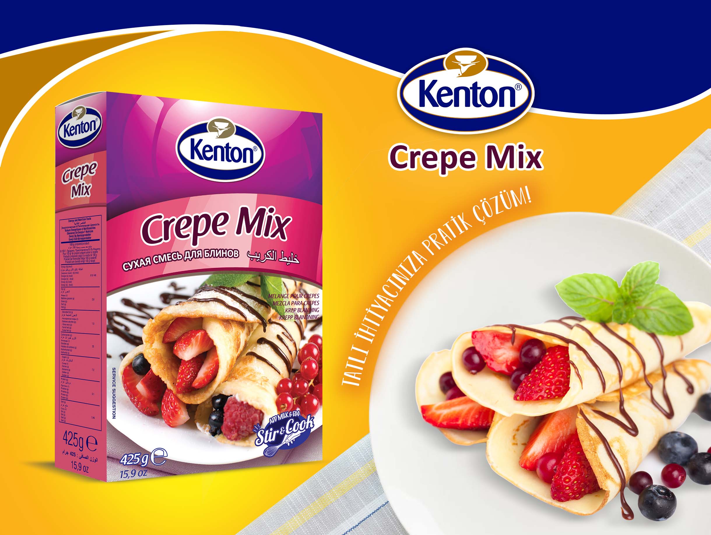 Kenton Krep Mix 425 g - Komşu